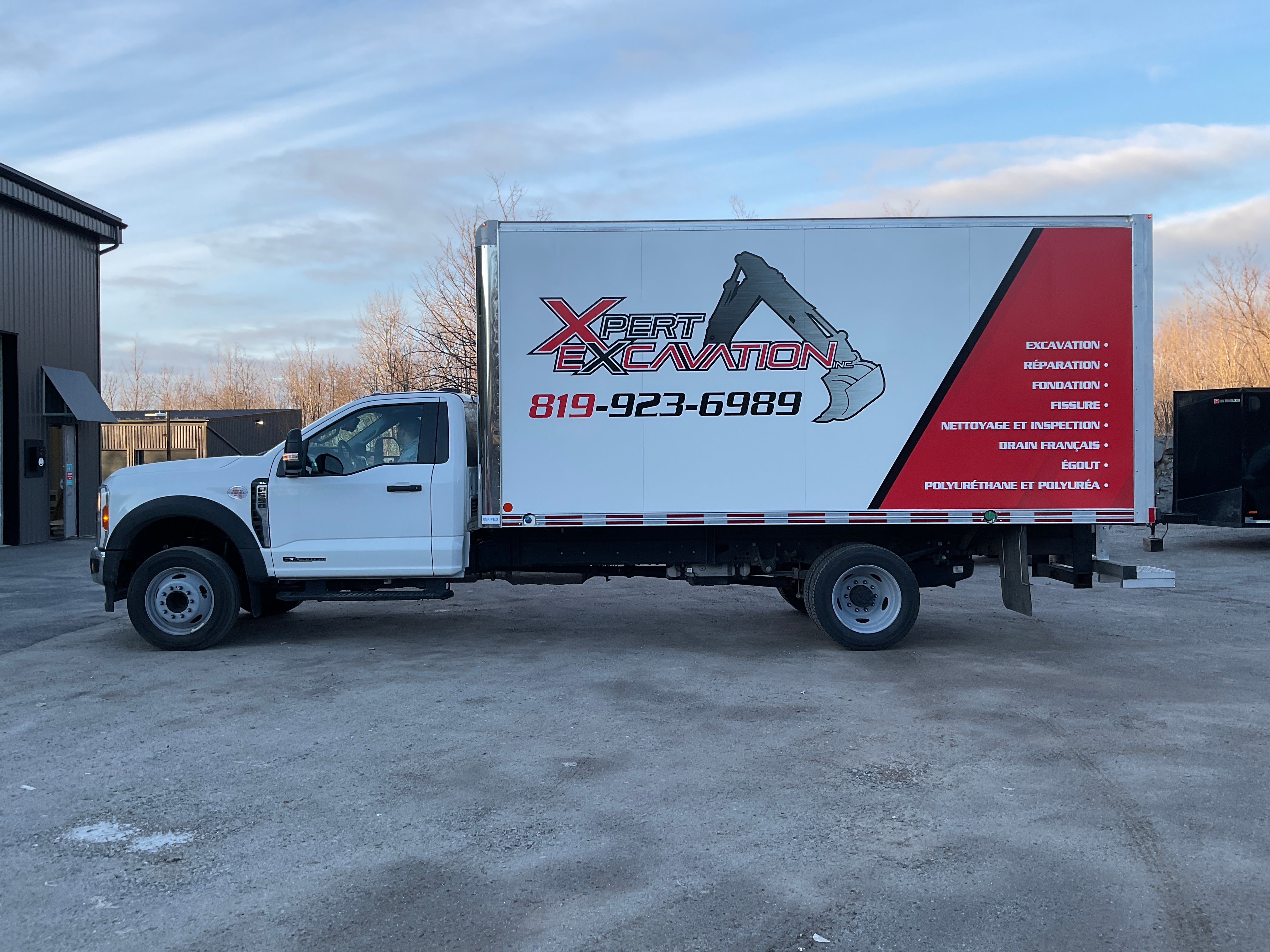 Wrap from Cube Van - Xpert Excavation